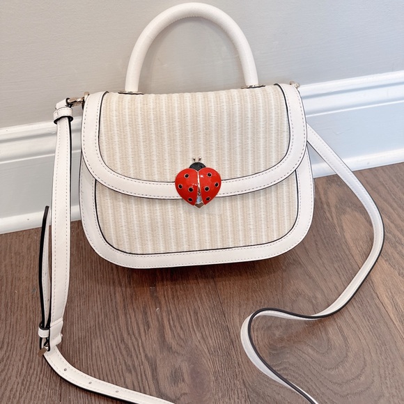 kate spade | Bags | Nwt Kate Spade Dottie Puffy Top Handle Ladybug ...